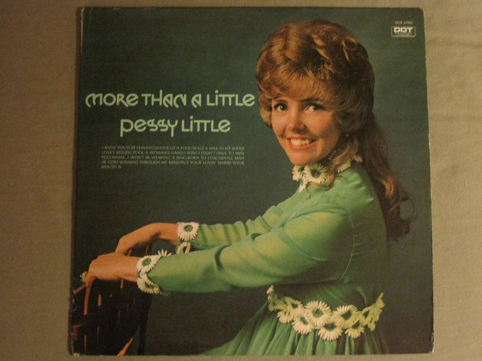 PEGGY LITTLE MORE THAN A LITTLE LP ORIG '71 DOT RECORDS RARE COUNTRY VG ...