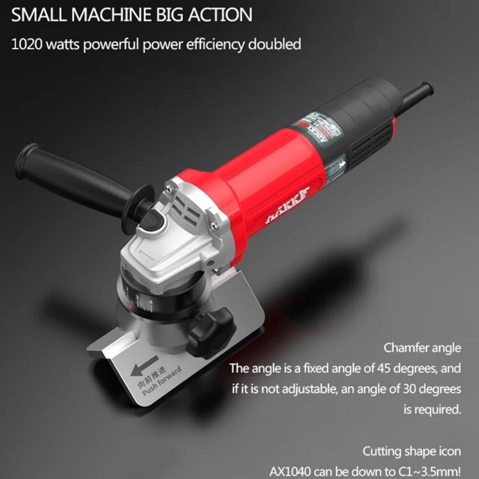 AX1040 Handheld Straight Edge Chamfering Machine 220V/1020W Chamfering ...