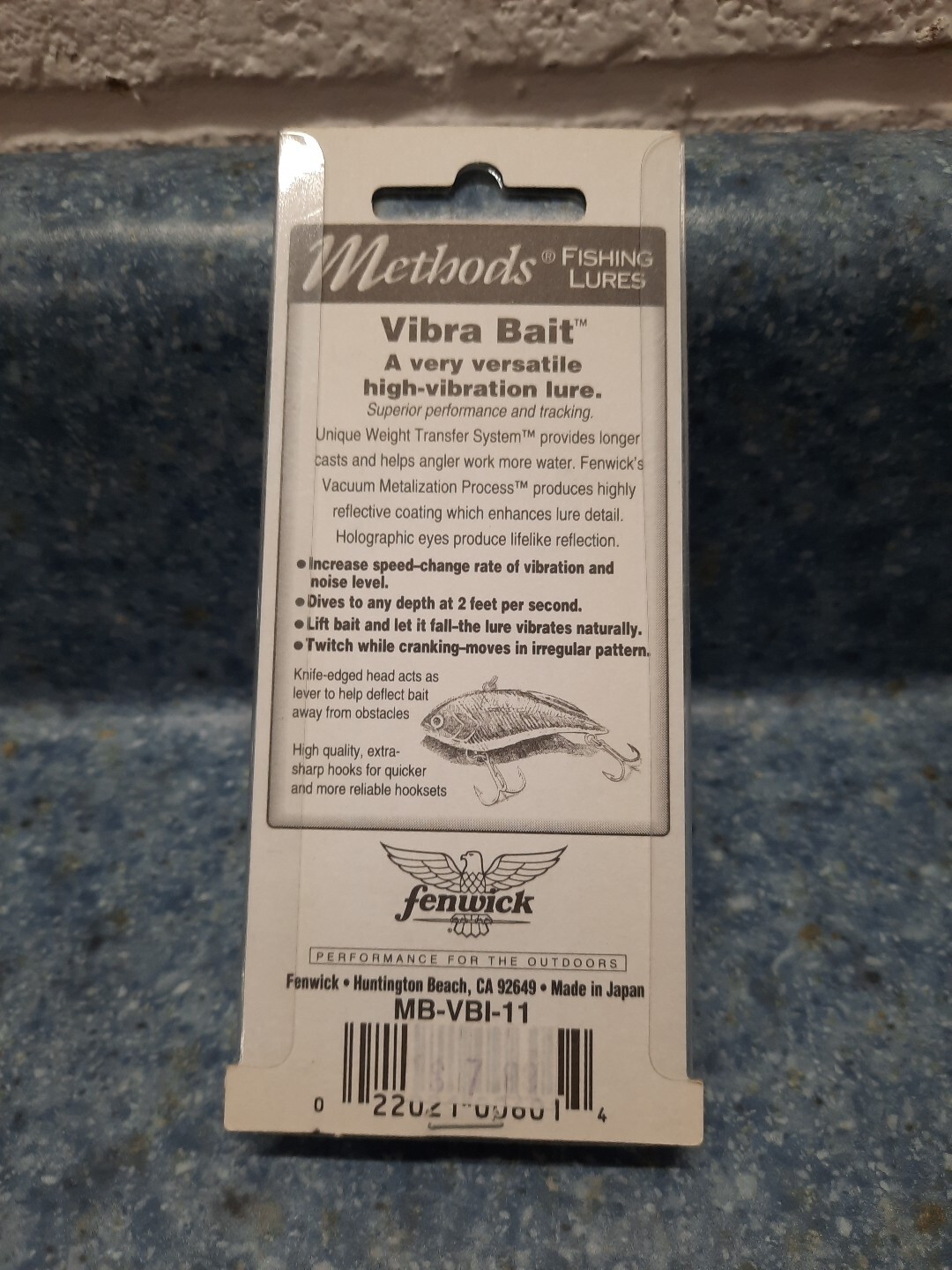 Fenwick Methods Vibra Bait Lure 2 7/8" 9/16 oz Fishes Like Rattletrap ...