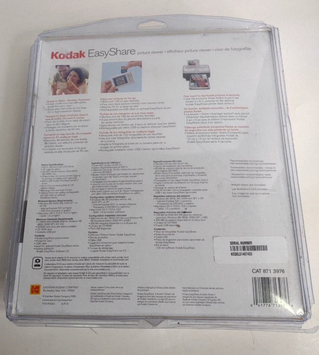 Kodak Easyshare Picture Viewer