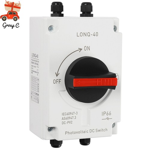 Waterproof PV Solar Disconnect Switch Photovoltaic Circuit Breaker ...