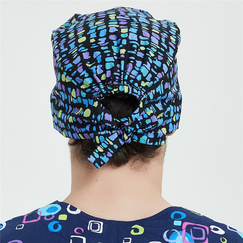 Medical Cap Doctor Surgical Hat Work Scrub Clean Nurse Head Cover ...