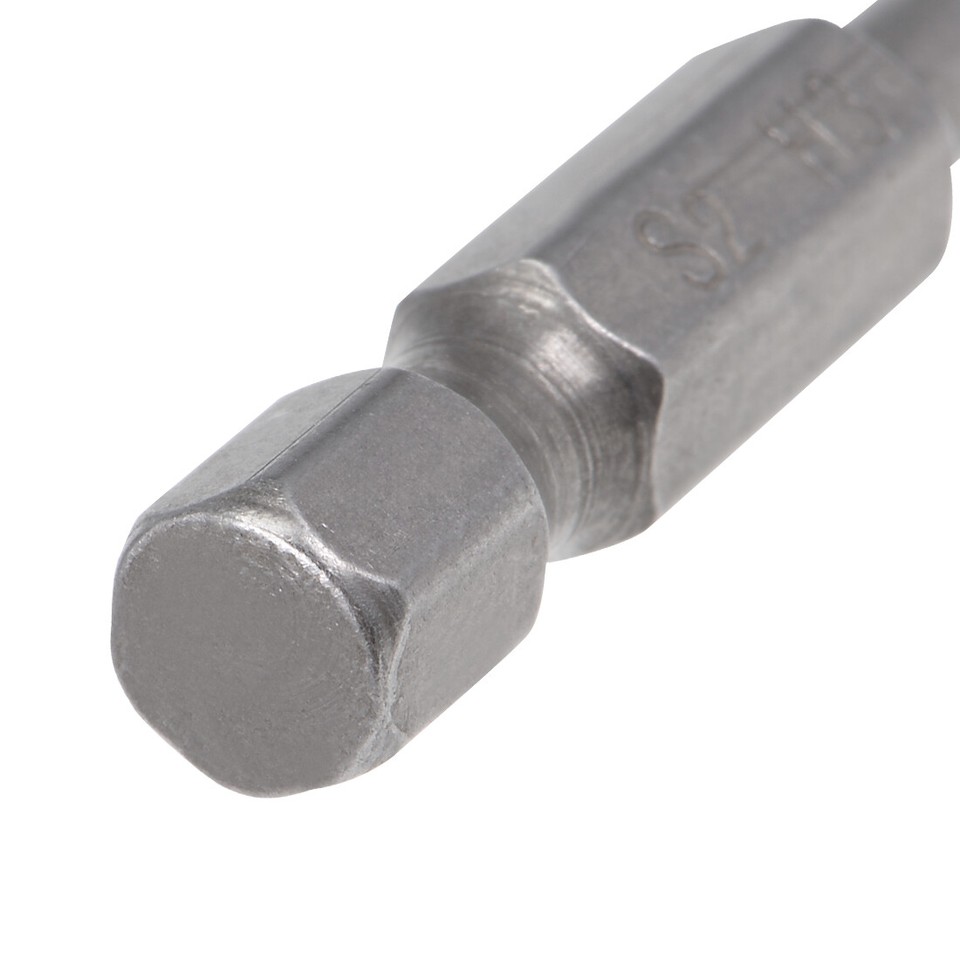 5Pcs Ball End Hex Bits 1/4 Inch Hex Shank 75mm Magnetic 3mm Head ...