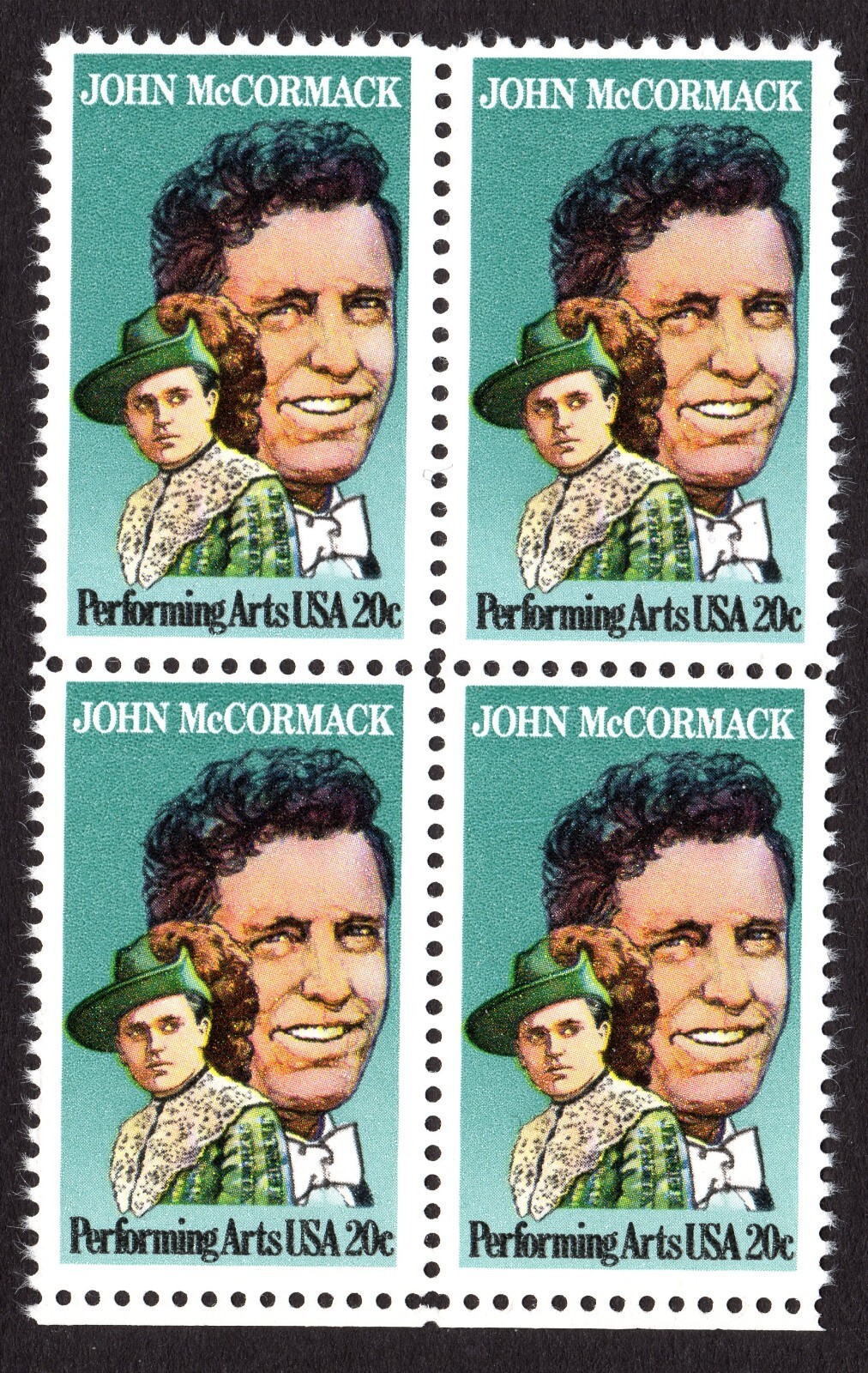 Scott #2090 John McCormack Block of 4 Stamps - MNH | eBay