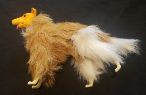 1989 BARBIE COLLIE DOG Lassie Toy Doll Jointed Pet 7" | eBay