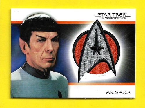 2010 The Quotable Star Trek Films Pont Ras Patch PC2 Mr Spock #57/250 ...