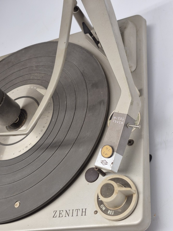 Vintage Zenith Micro Touch Record Player Turntable | eBay