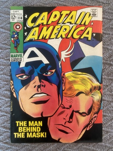 CAPTAIN AMERICA #114 Marvel Comic Book - VG/F | eBay