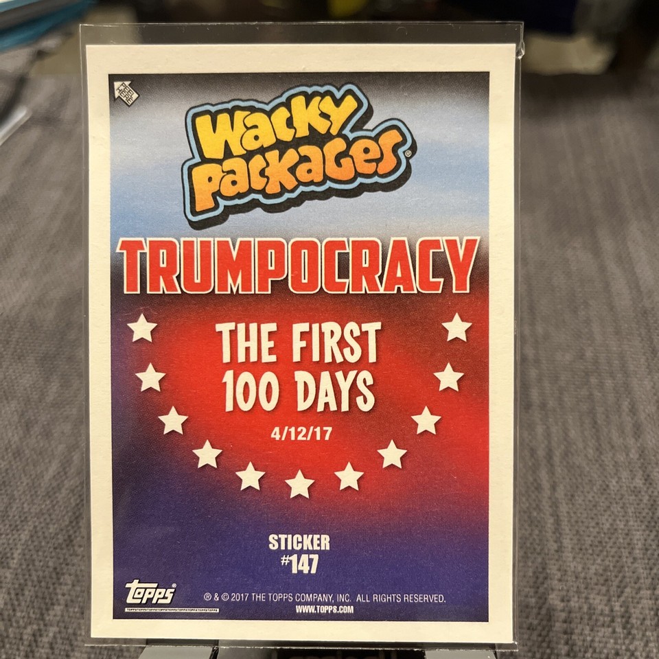 2017 TOPPS Garbage Pail Kids GPK TRUMPOCRACY POWER HUNGRY RANGERS ...