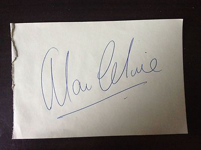 ALAN CLIVE - POPULAR ACTOR - SIGNED VINTAGE AUTOGRAPH ALBUM PAGE | eBay UK