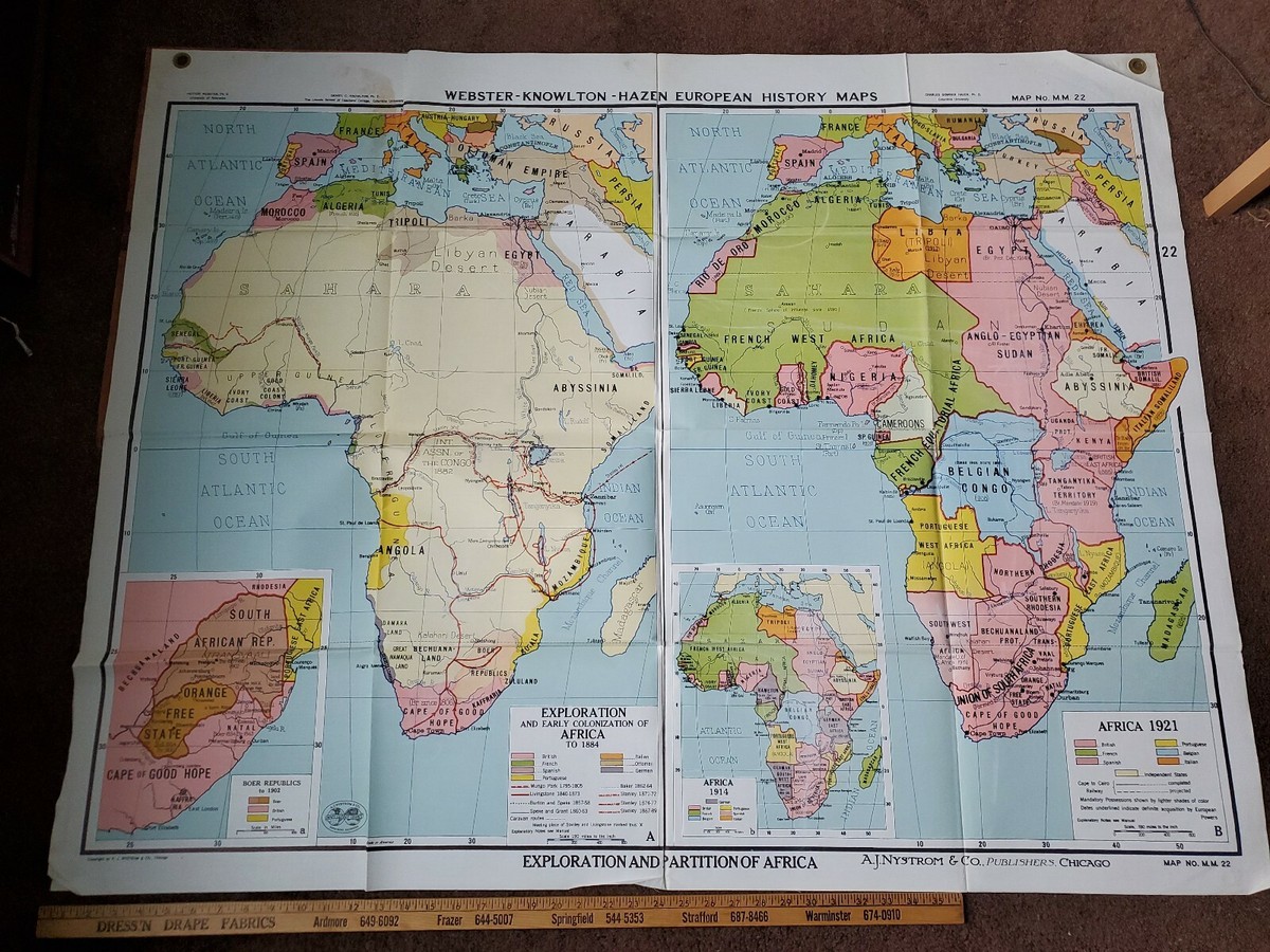 Partition Of Africa Map The Outline Of History : Being A Plain History