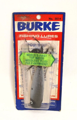 Vintage Burke Pop Top Weedless Popper Flex Plug Fishing Lure | eBay