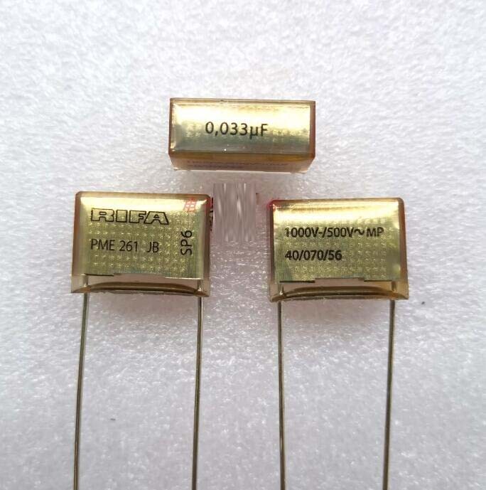 2PCS For Rifa DC Capacitor Metallized Paper PME261JB 0.033uf 1000V | eBay