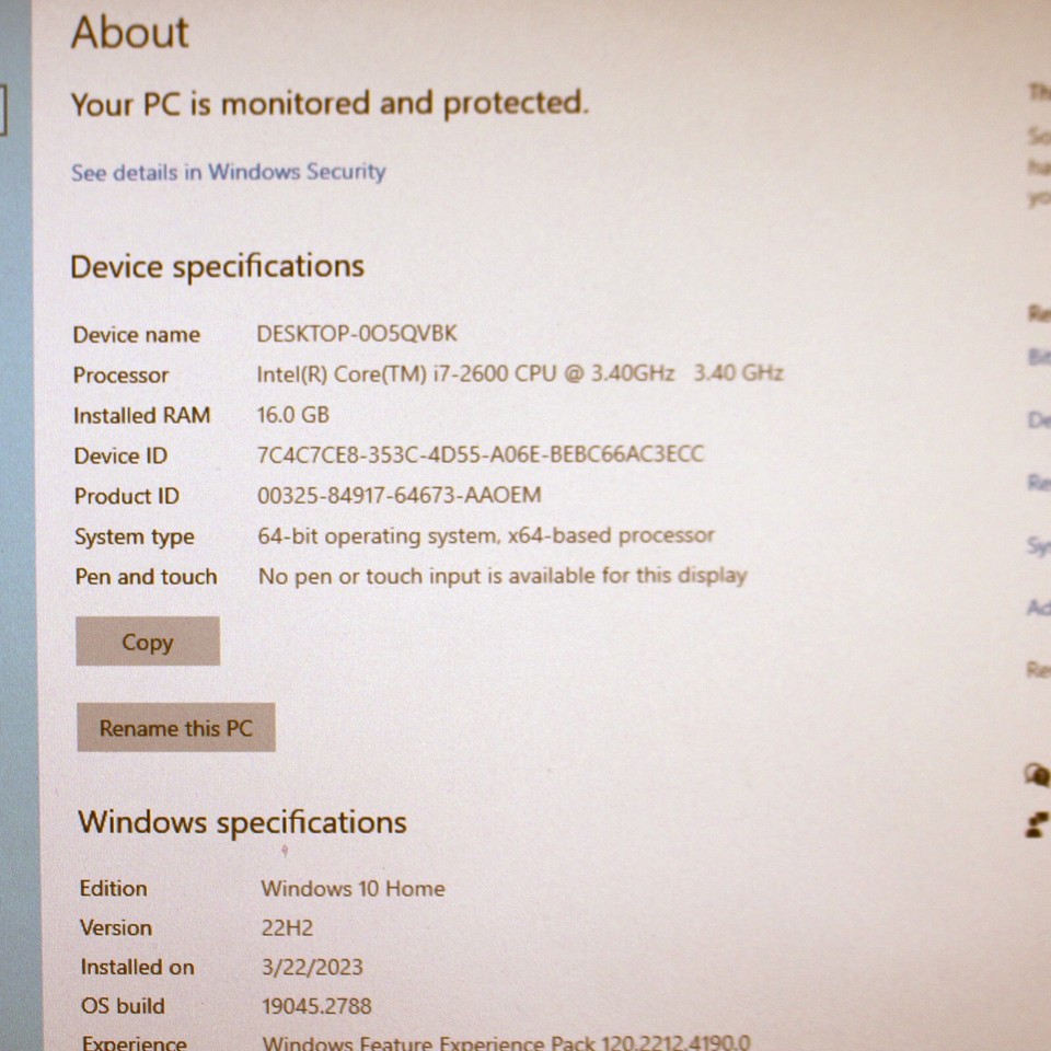 Custom PRC Gaming Desktop PC Intel QC i7 16GB SSD + HD GTX 660 2GB WiFi ...