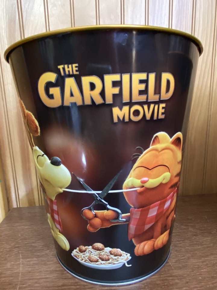 2024 Exclusive The Garfield Movie Popcorn Bucket Tins (2 Variations) | eBay