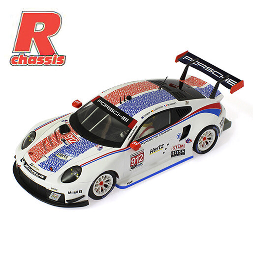 Scaleauto SC-6247R Porsche 991.2 RSR GT3 24h Daytona 2019 No.912 1:32 ...