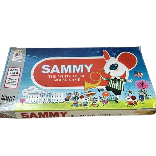 1977 Sammy the White House Mouse Board Game - Milton Bradley No ...