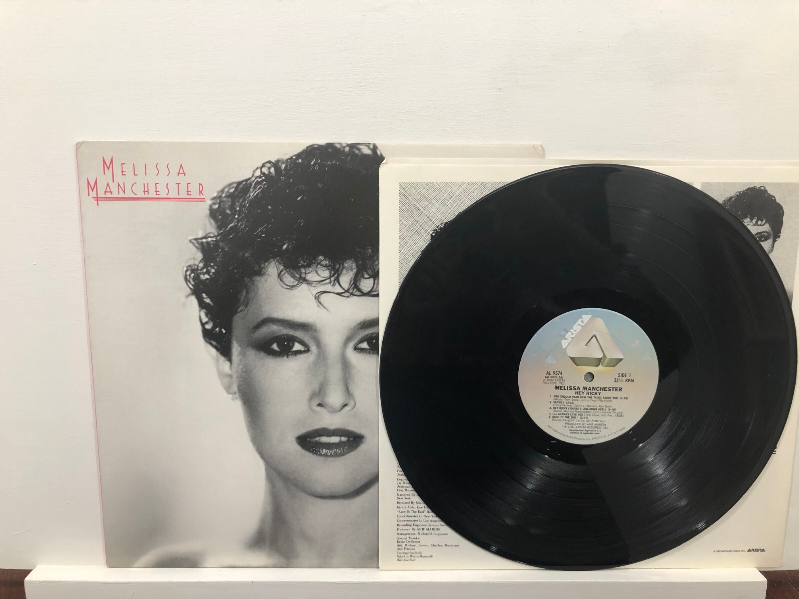 Melissa Manchester-Hey Ricky 12" LP Arista AL 9574 Soft Rock 1982 Near ...