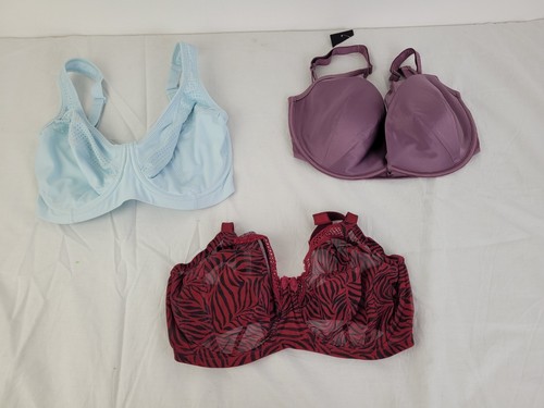 M&S Womens 3pcs Bra Bundle Size 32G Underwired Patterned Bra & Sports ...