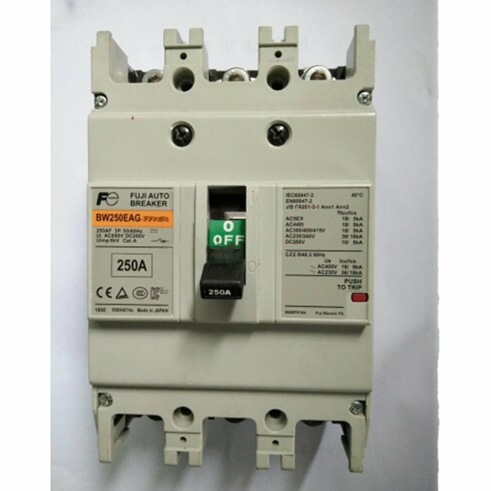 1PC New For Fuji Circuit Breaker BW250EAG 250A Free Shipping#QW | eBay