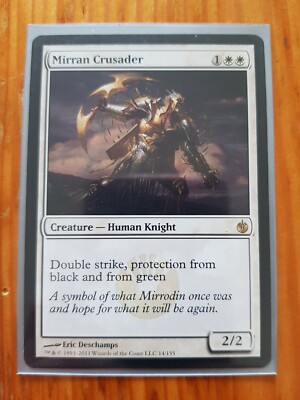 1x MTG Magic The Gathering TCG Mirran Crusader Rare - Mirrodin Besieged ...