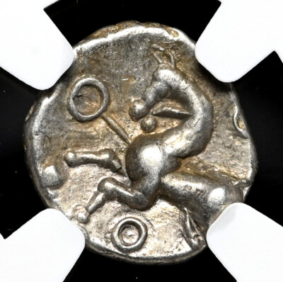 CELTIC GAUL, Aedui. 1st Century BC. Silver Quinarius, Horse, NGC VF | eBay