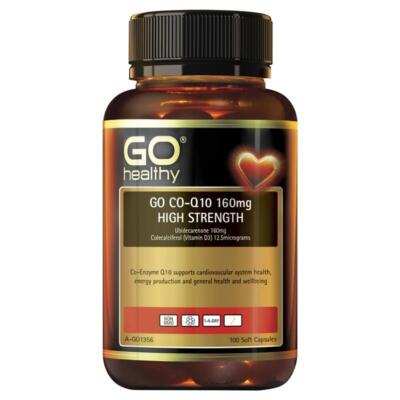 GO Healthy CoQ10 160mg 100 Softgel Capsules | eBay