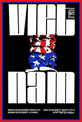 11810.Political Poster.Home Room art wall.Vietnam Solidarity.Cold War ...