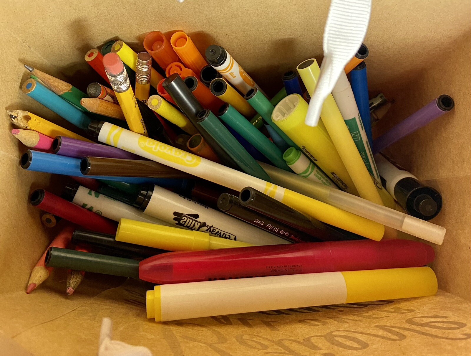 Random Huge Lot Of Pencils Markers 1 Pound Bag | eBay
