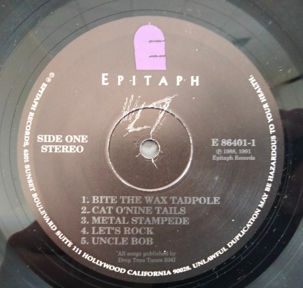 L7 SELF TITLED ORIGINAL VINYL LP EPITAPH LABEL 1988 | eBay