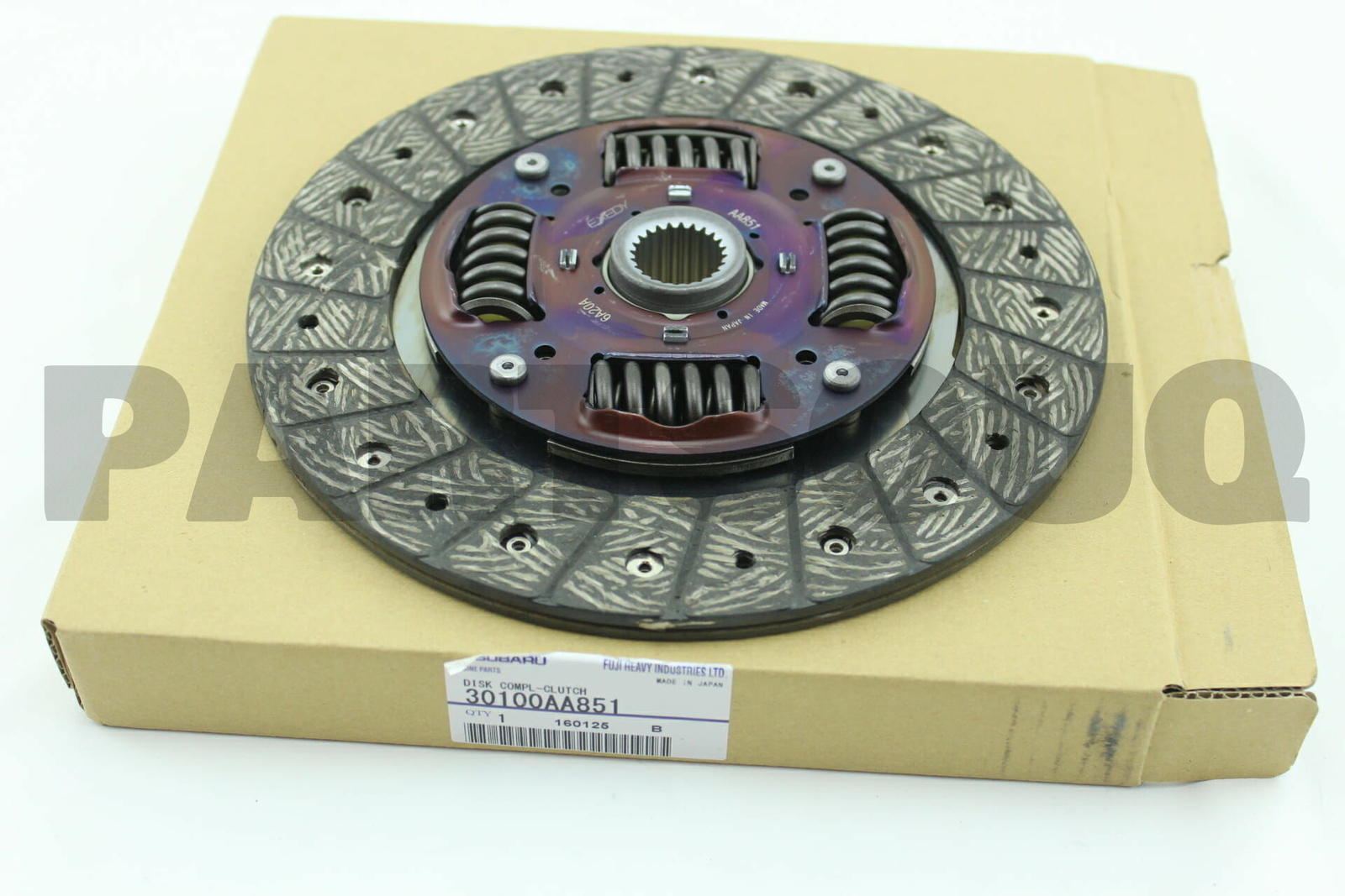 30100AA851 Genuine Subaru DISK COMPL-CLUTCH 30100-AA851 | eBay