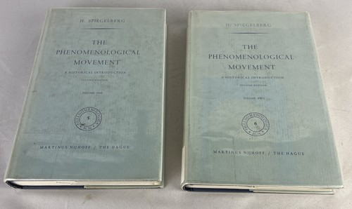 The Phenomenological Movement A Historical Introduction - 2 Volume HC ...