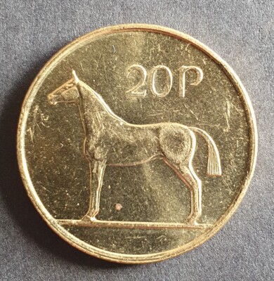 Old Irish coin 20p Horse Twenty Pence 1986 - 2000 | eBay
