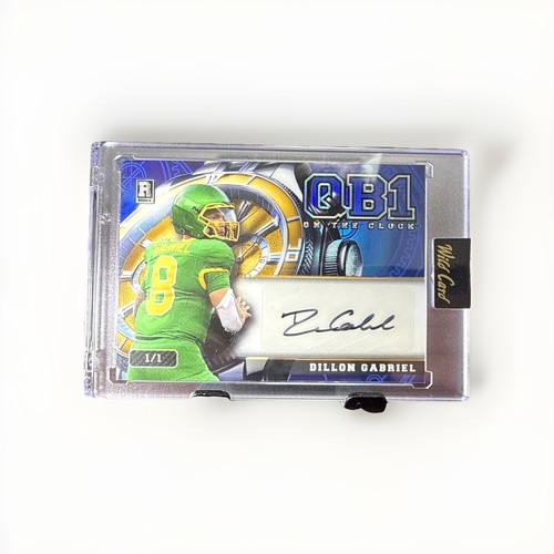 1/1 Dillon Gabriel Auto Wild Card QB1 On The Clock Autograph Cleveland ...