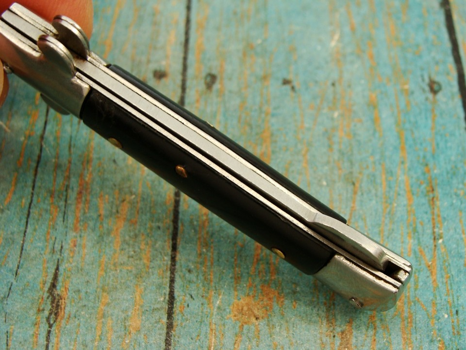 VINTAGE JAPAN CLIP POINT ITALIAN SLIP JOINT FOLDING DIRK POCKET KNIFE ...