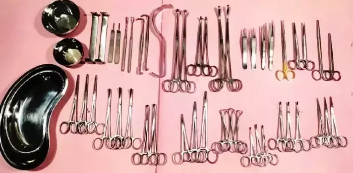 50Pcs General Surgery Basic Laparotomy Surgical Instruments Set | eBay