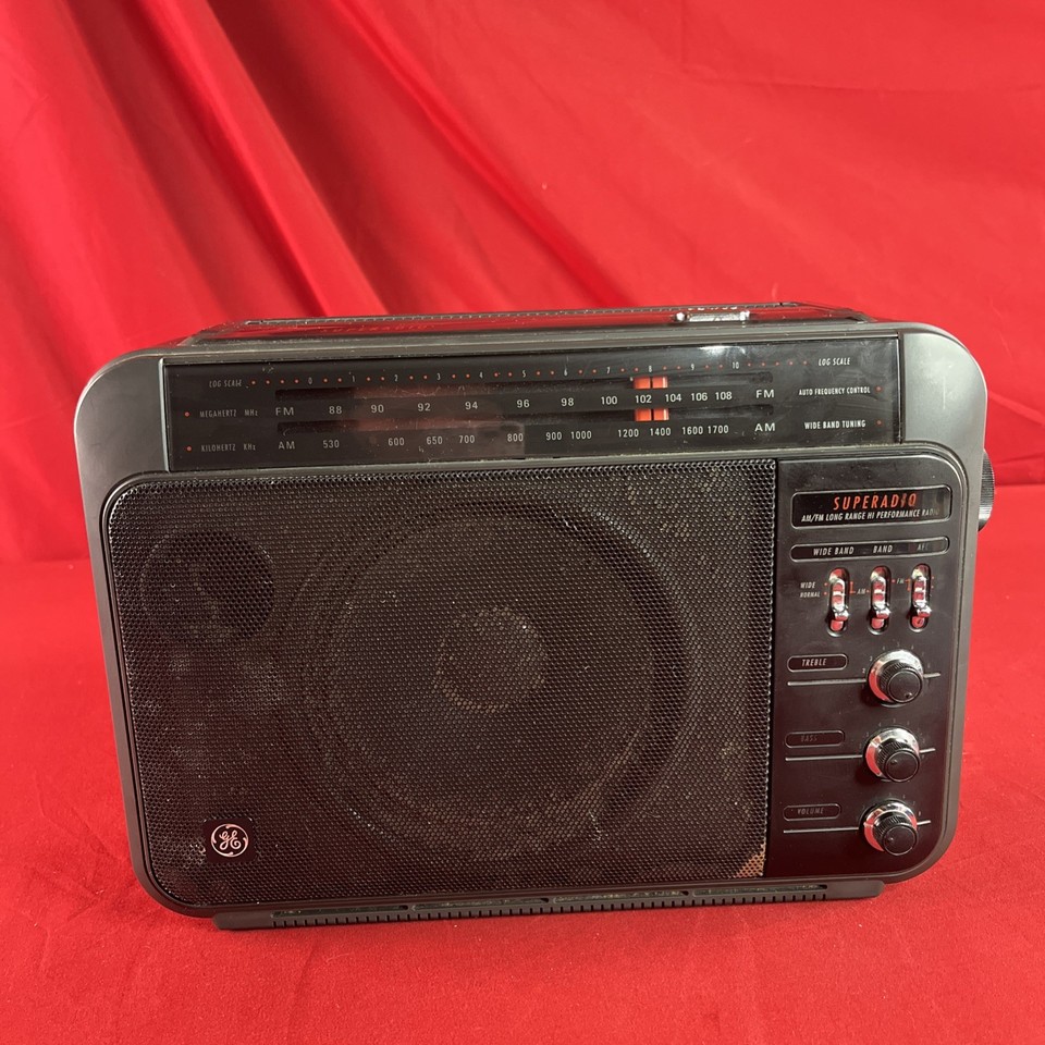 General Electric Superadio Long Range AM FM (7-2887A) W/Cord - Tested ...