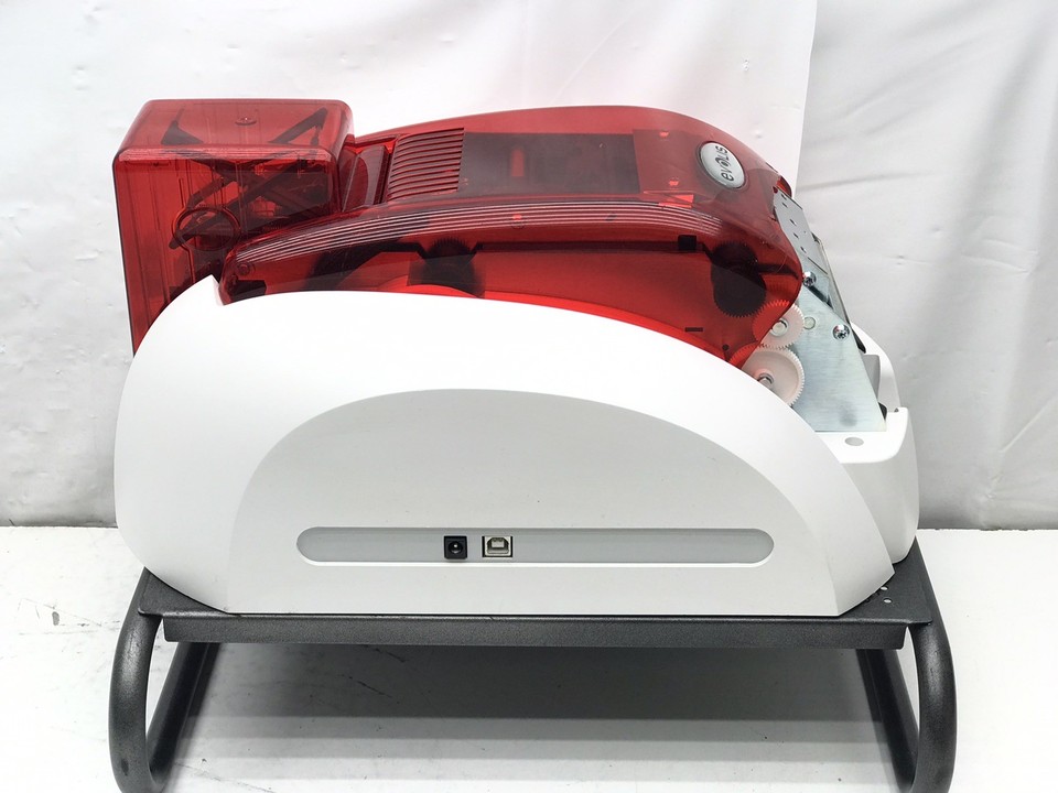 Evolis Pebble 4 Basic Thermal Single-Sided Color ID Card Printer ...