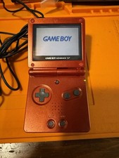 Nintendo Game Boy Advance SP Handheld System - Flame Red for sale ...