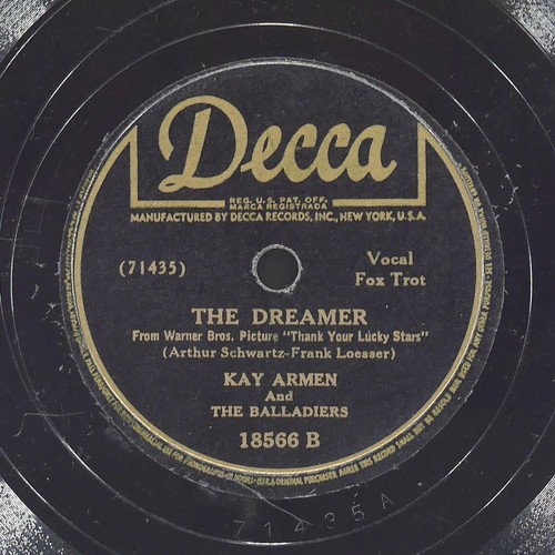 KAY ARMEN How Sweet You Are / The Dreamer DECCA 18566 VG 78 10" 1943 ...