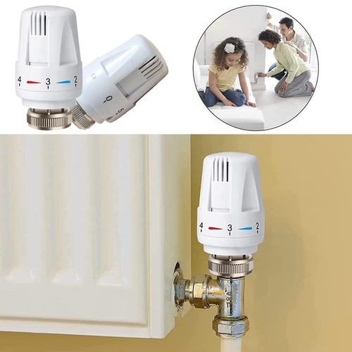 TRV Radiator Thermostatic Head Heater Control Thermostat Heating Valve ...