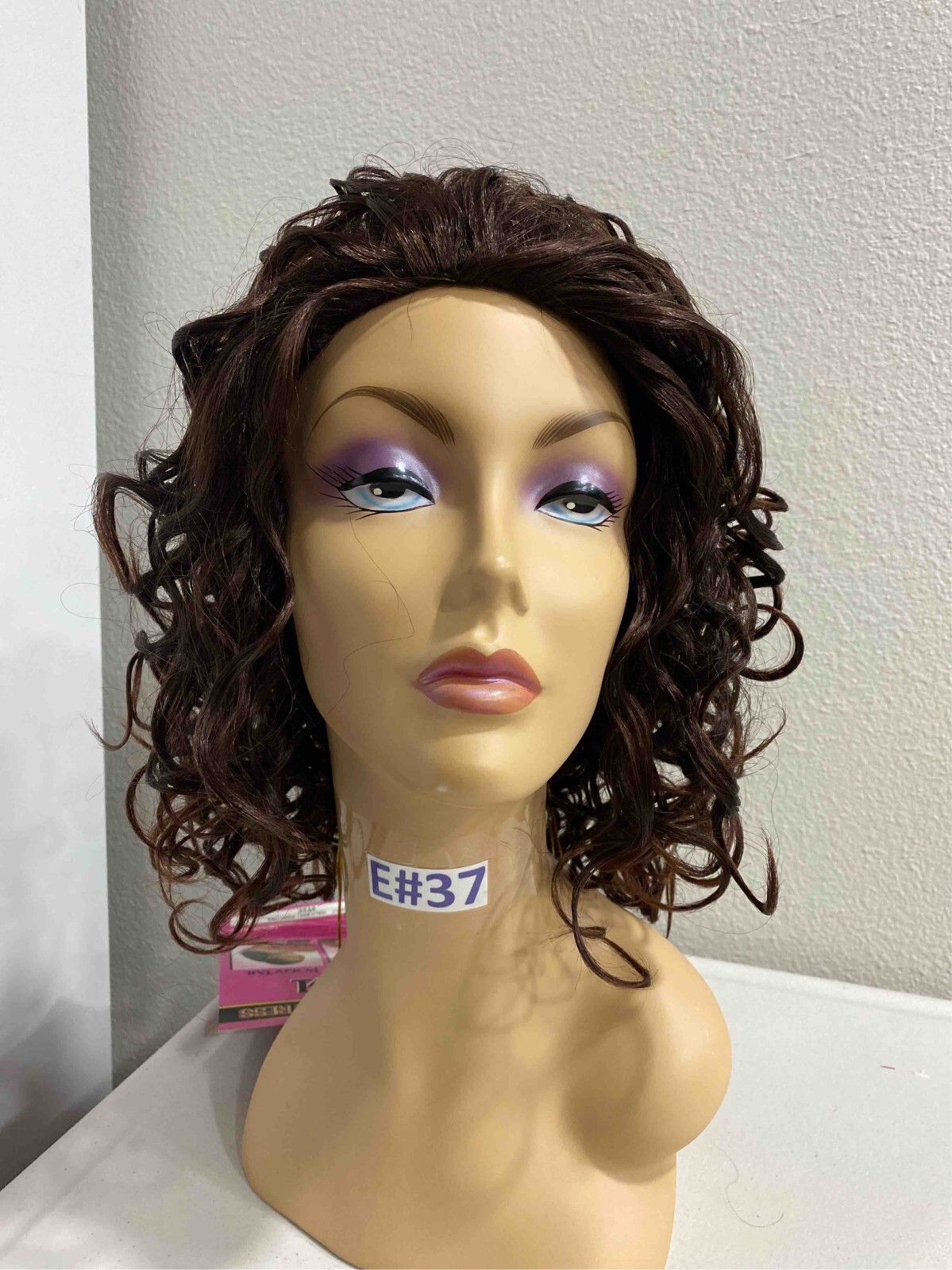 Medium 3A Classic Curls Comb Drawstring Synthetic Half Wig + Ponytail ...