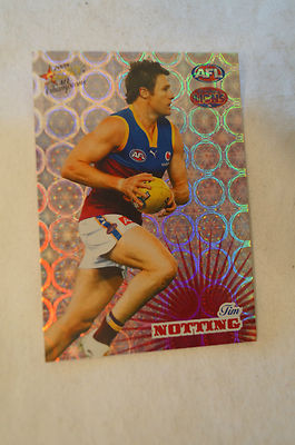 BRISBANE LIONS - Silver Holofoil Card - Football Card - Tim Notting ...
