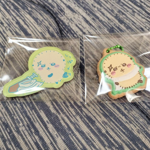 Rakko Chiikawa sea otter Limited cookie key charm magnet set of 2 JP | eBay