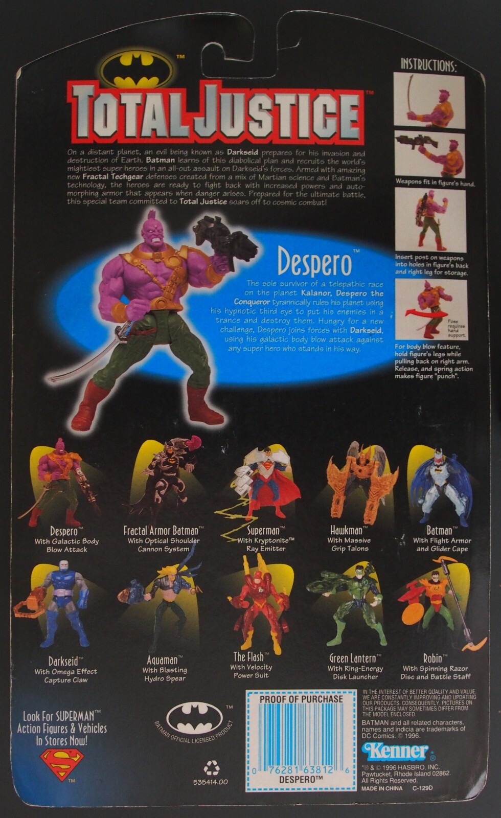 DC Batman Total Justice Despero action figure MOC | eBay