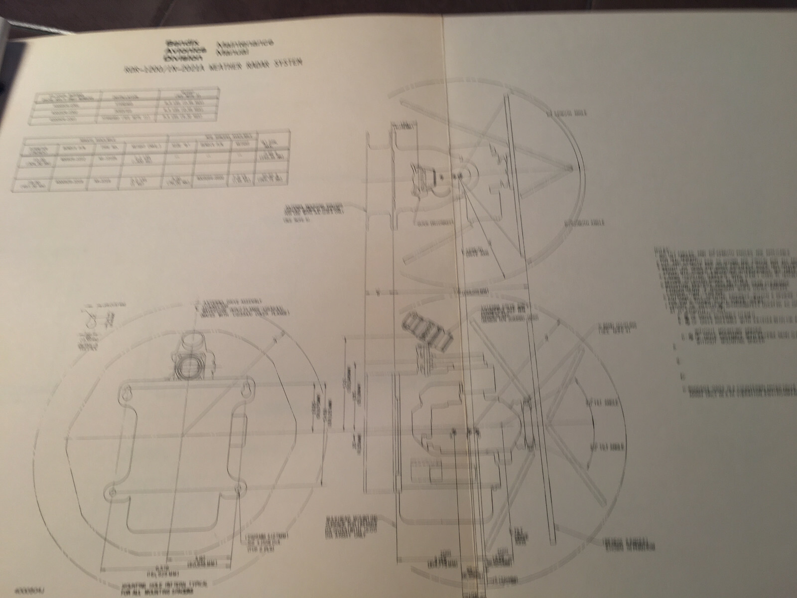 Bendix RDR-1200 with IN-2021A Radar install manual | eBay