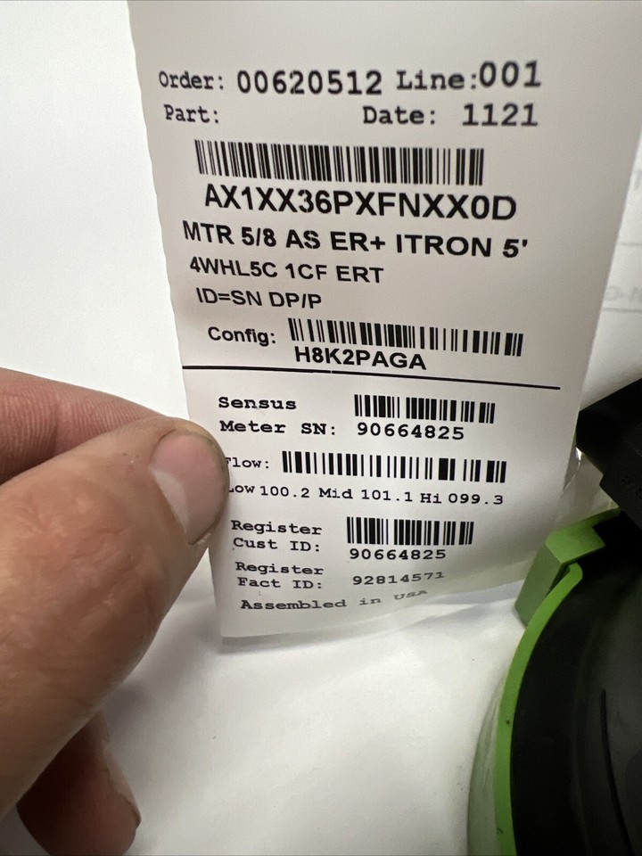 Sensus Sr2 As Water Meter | eBay