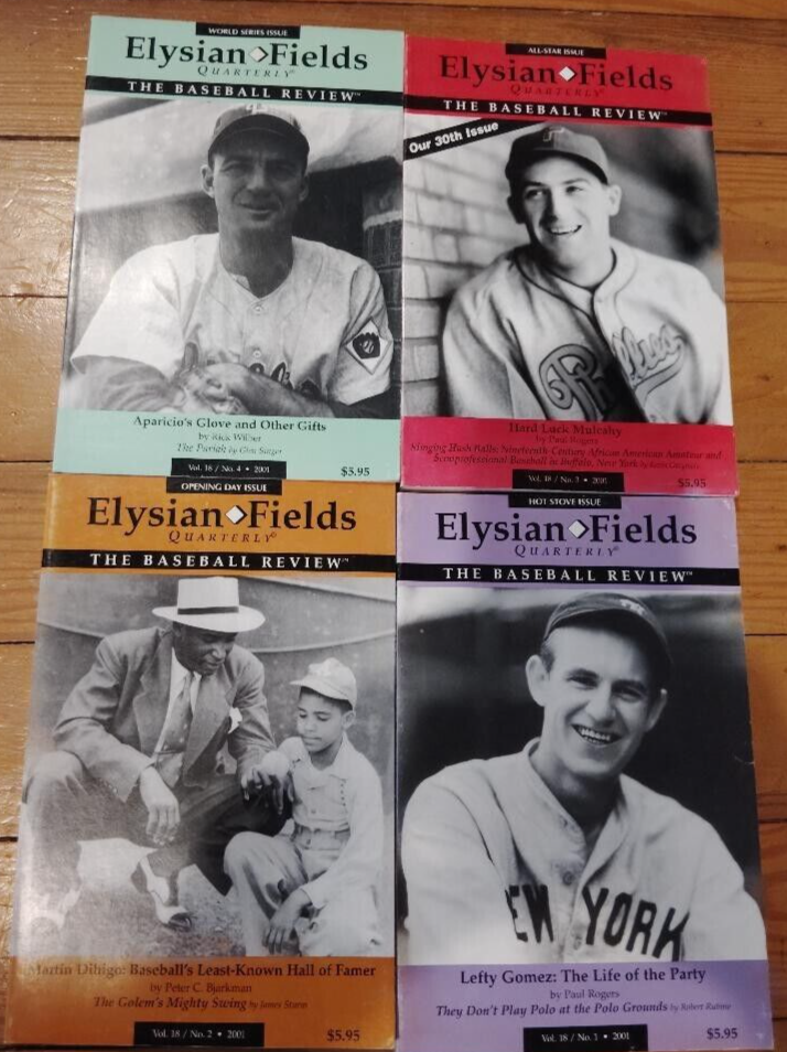 Elysian Fields Quarterly Baseball Prose & Poetry Review-Vol.18 2001-All ...