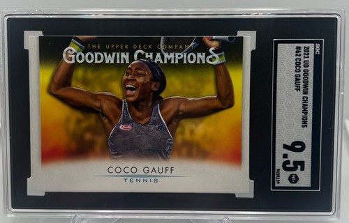 2021 Upper Deck Goodwin Champions #62 Coco Gauff Rookie Card Tennis SGC ...