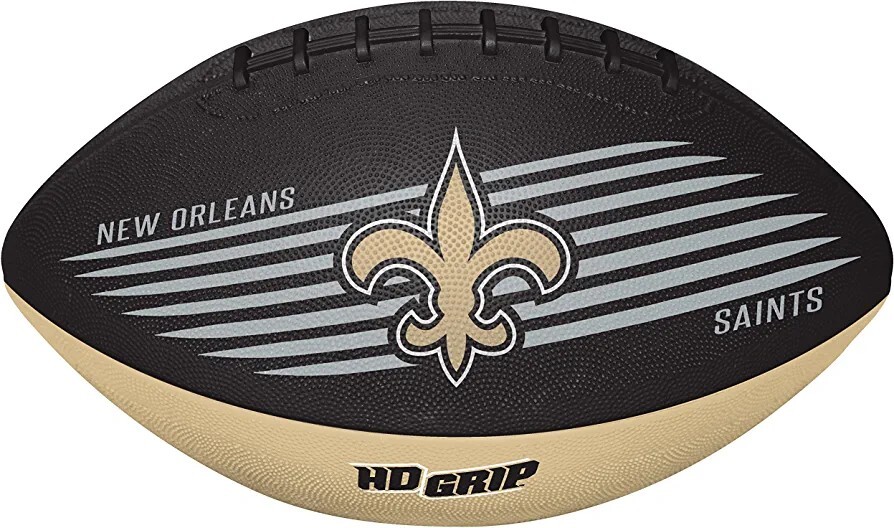 NEW ORLEANS SAINTS NFL Football ball Rubber Black/Gold (Rawlings) | eBay